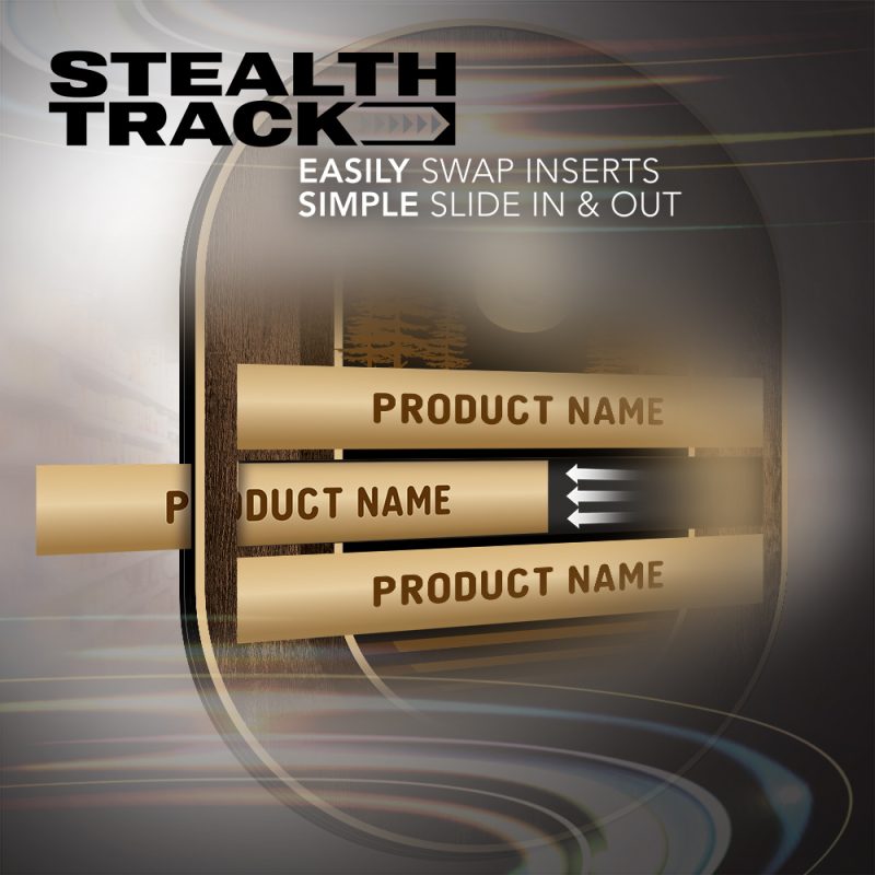 Natural Portal 3 Row Aisle Sign - The Aisle Sign Dude