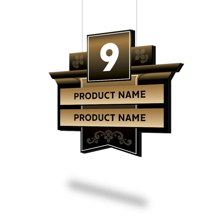 Artisan Craftsman 2 Row Aisle Marker Stylish and Functional Aisle Signage