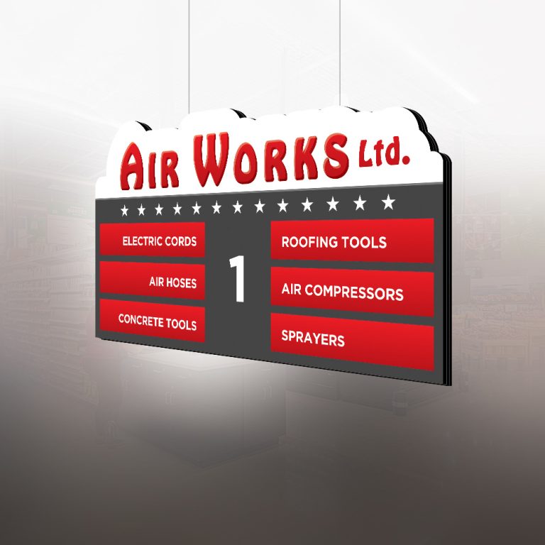 Starry Bliss Aisle Sign 3 Row Aisle Marker - The Aisle Sign Dude