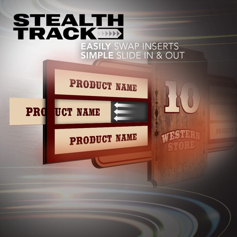 Range Line 3 Row Aisle Marker Sleek and Functional Signage