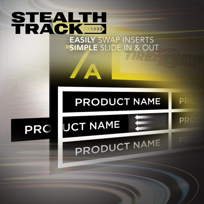 Road Ready 2 Row Aisle Marker Tough and Travel Ready Signage