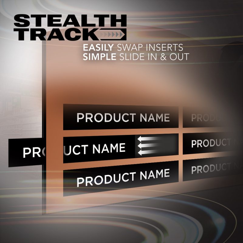 Rosy Gleam 3 Row Aisle Marker Elegant and Effective Aisle Signage