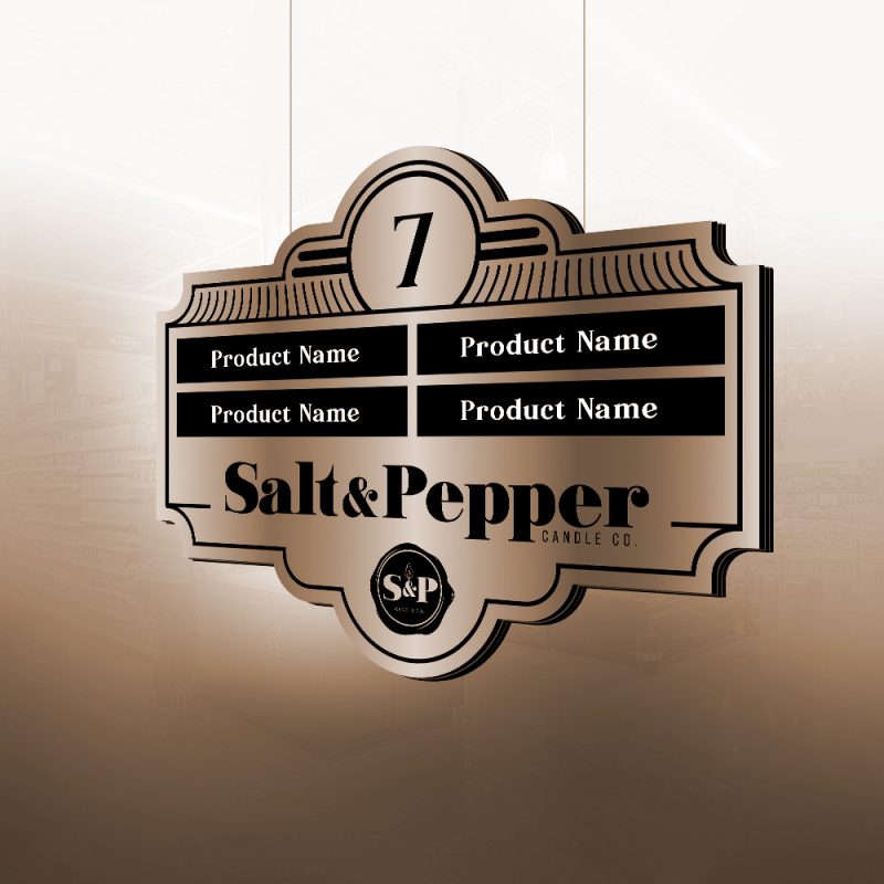 Empire 2 Row Aisle Marker Luxe