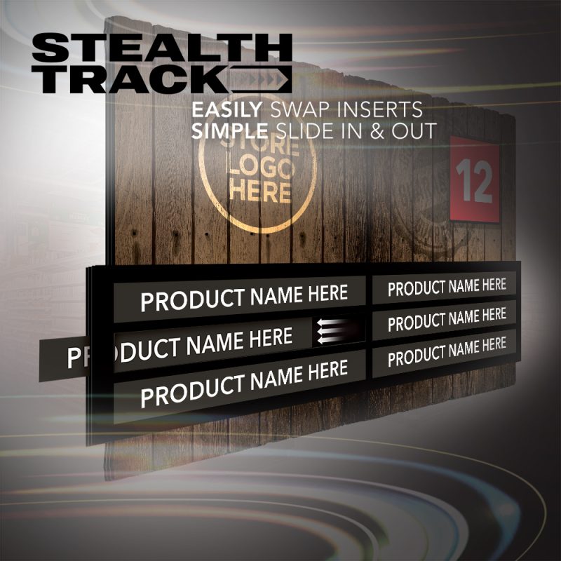 Western Trailblazer 3 Row Aisle Sign - The Aisle Sign Dude