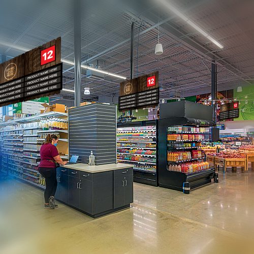 Western Trailblazer 4 Row Aisle Sign - The Aisle Sign Dude