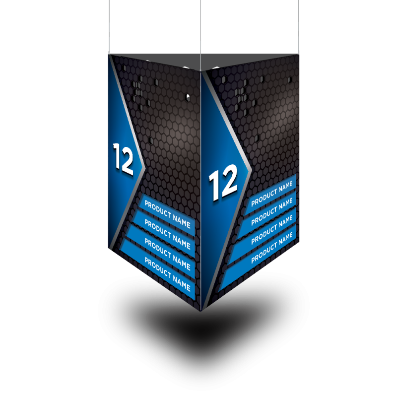 Prism Pathway 4 Row Aisle Signs