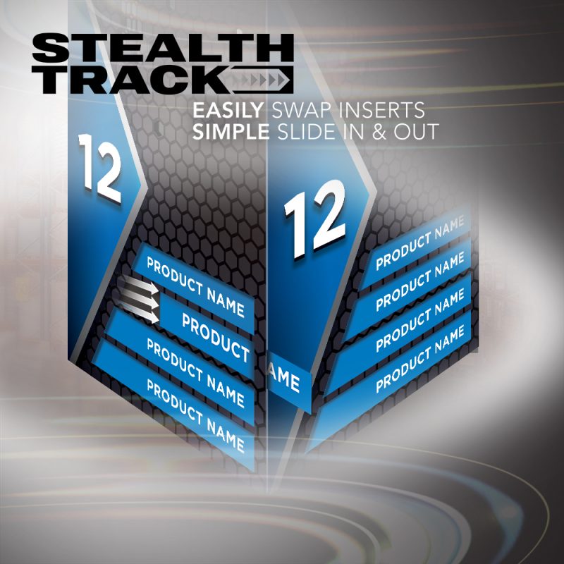 Prism Pathway 4 Row Aisle Signs