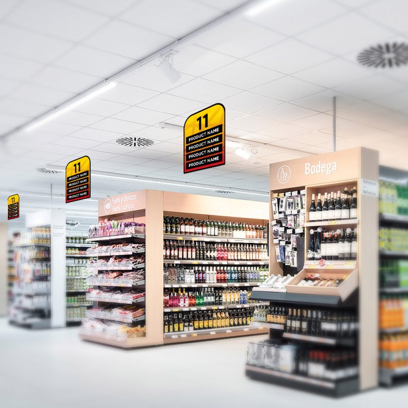 Gleaming Sunbeam Aisle Marker - The Aisle Sign Dude