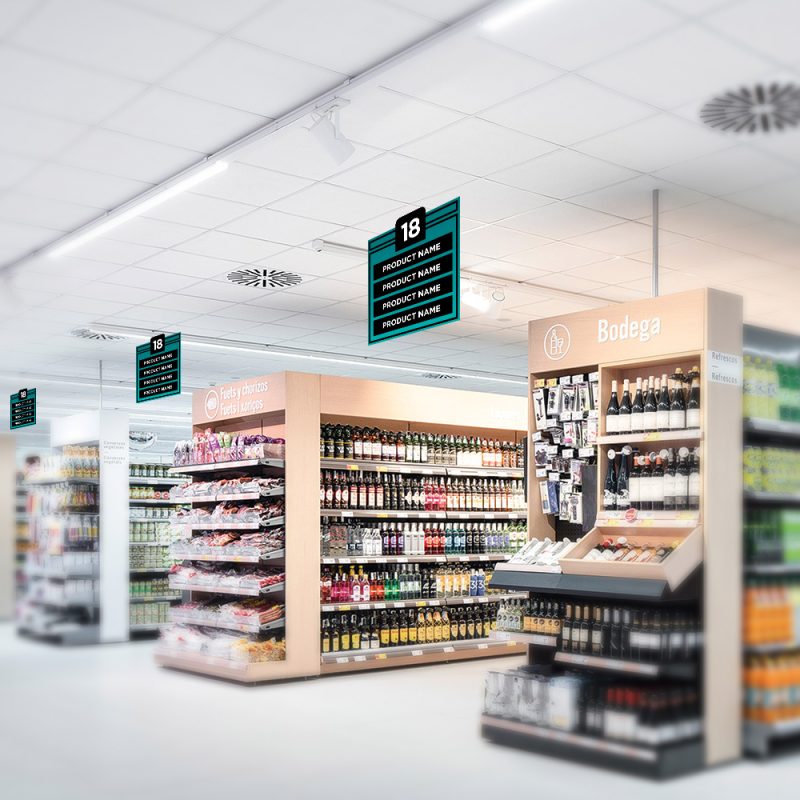 Essential Strong Aisle Marker - The Aisle Sign Dude