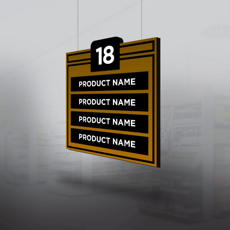 Essential Strong Aisle Marker Durable