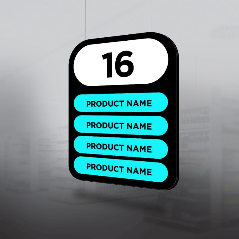 Opti Flow Aisle Marker Streamlined