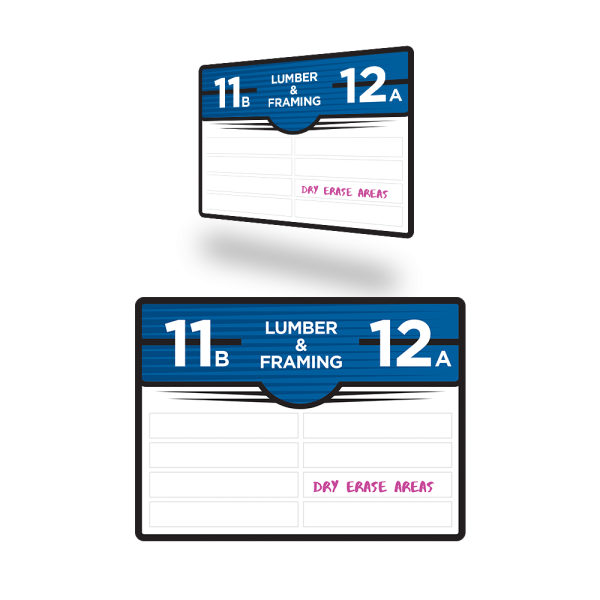 Stream Line Warehouse Single Sided Endcap for Smooth Aisle Flow