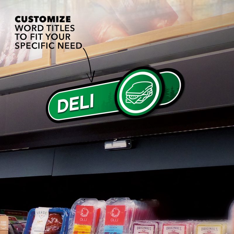 MOUNTED SIGNS - The Aisle Sign Dude