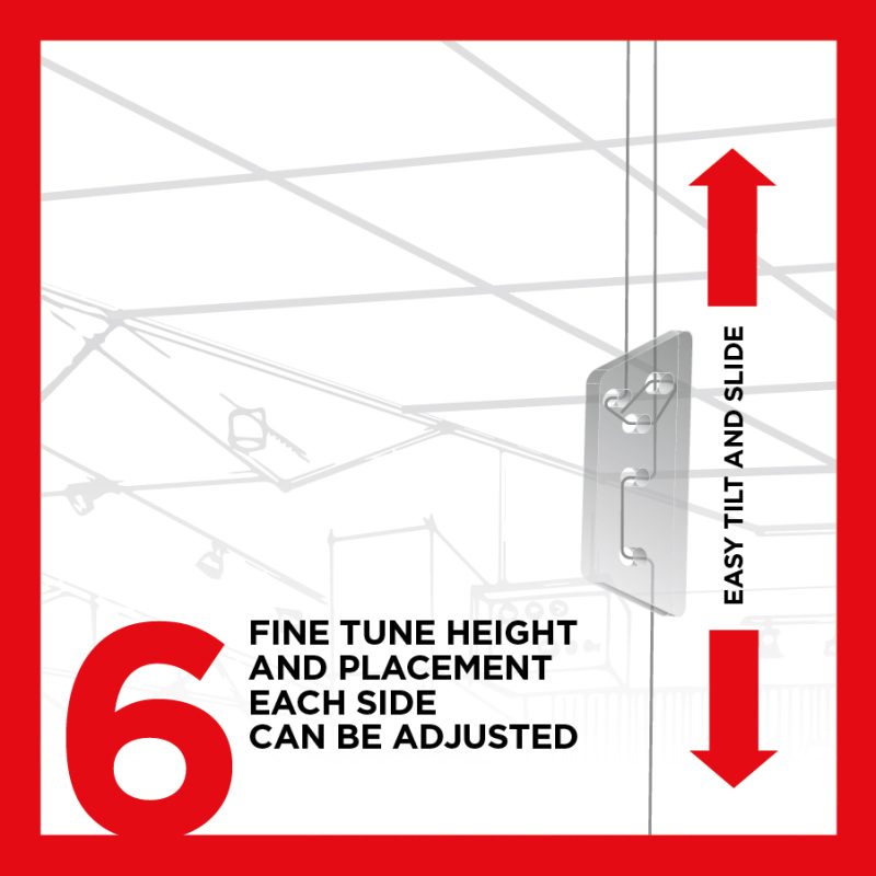 Hanging Retail Aisle Signs - DIY Installation