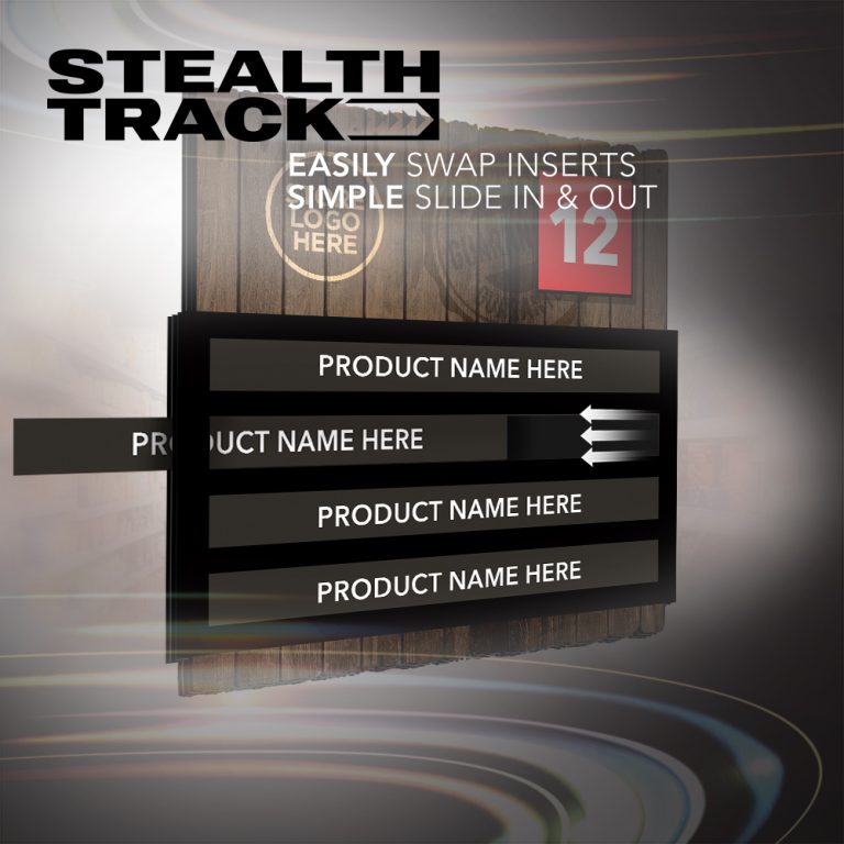 Western Trailblazer 2 Row Aisle Sign with Rustic Style