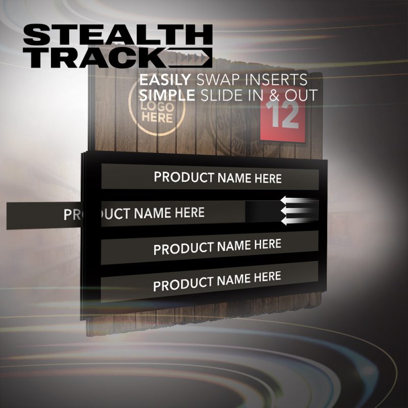 Western Trailblazer 3 Row Aisle Sign - The Aisle Sign Dude