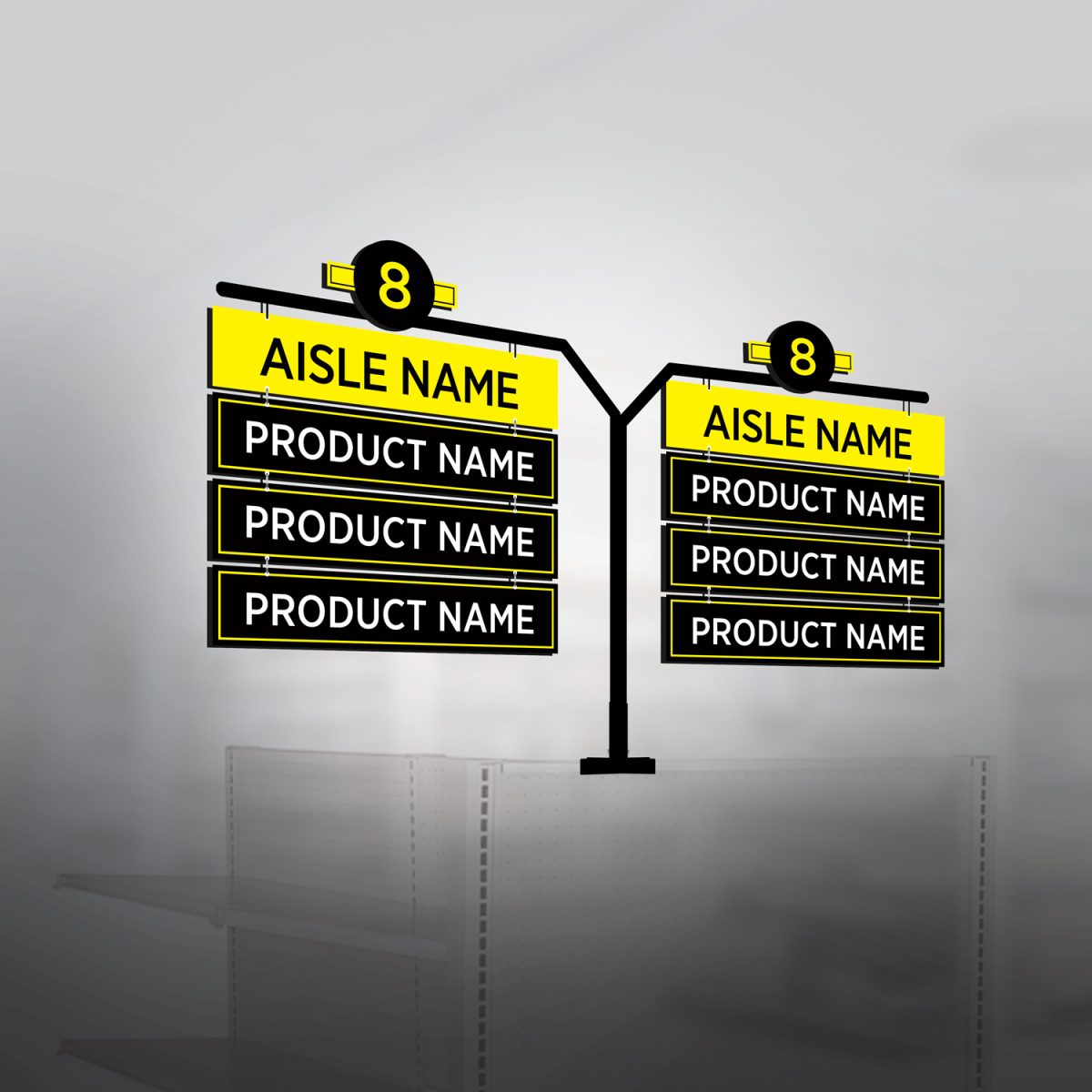 Luminary Lane Gondola Sign Vibrant