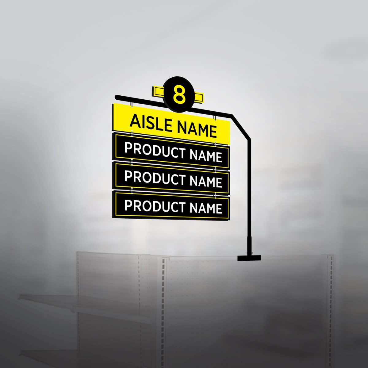 Luminary Lane Gondola Sign Vibrant