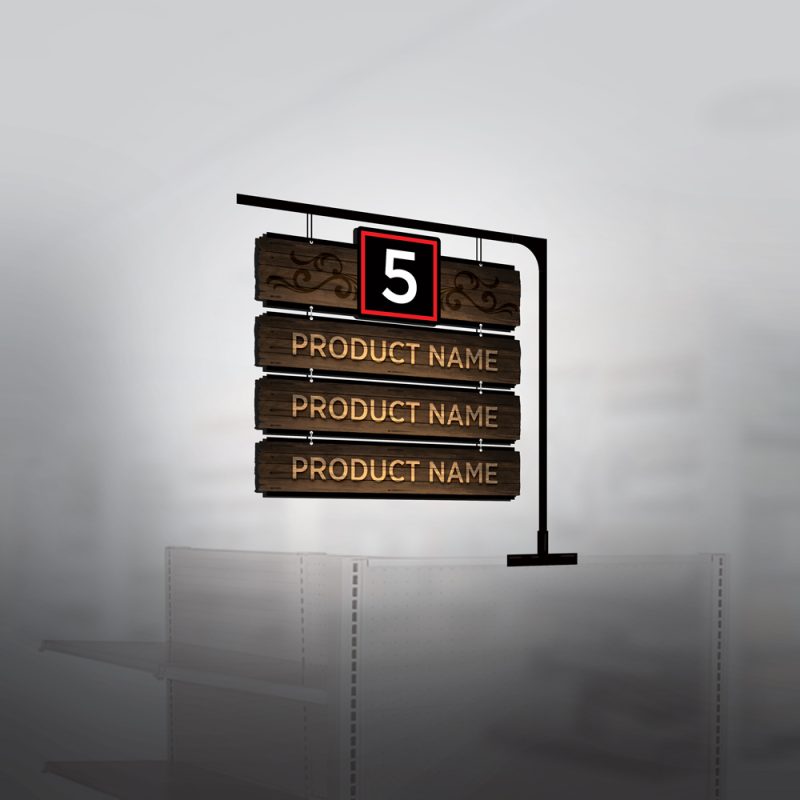 Sign Bracket - Western Trailblazer Gondola