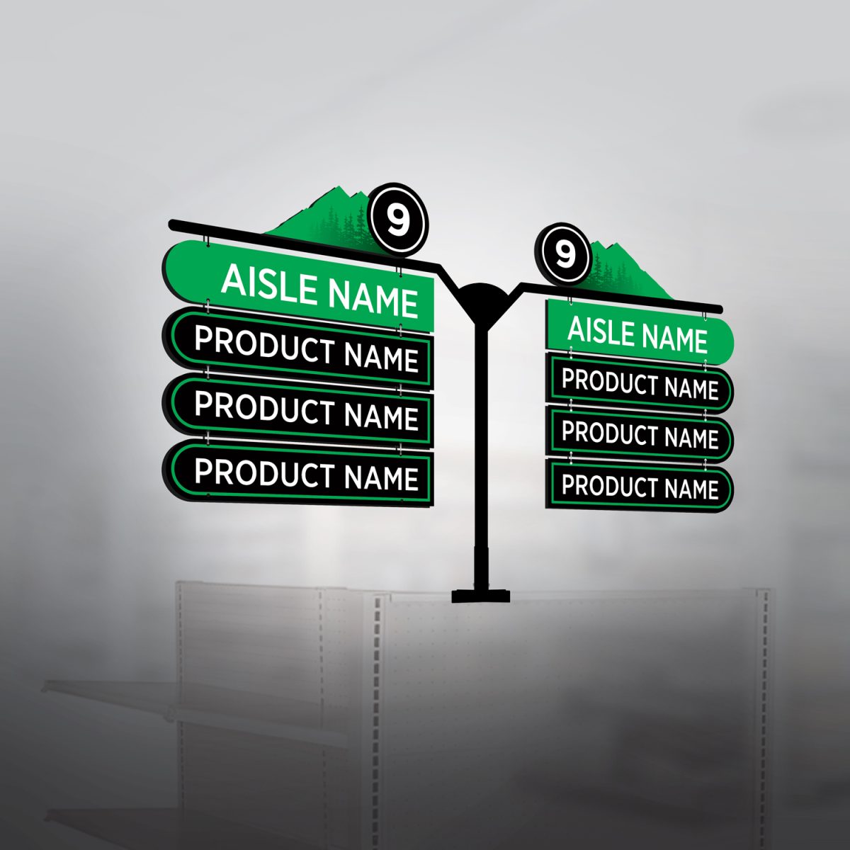 Essential Strong Gondola Sign Robust