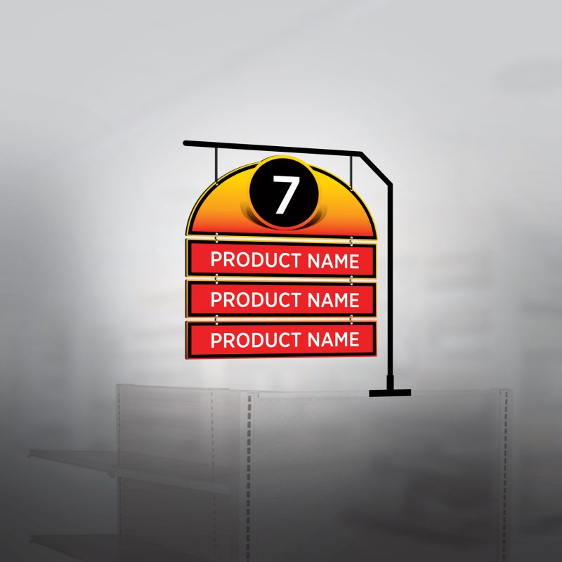 Gleaming Sunbeam Gondola Sign Vibrant