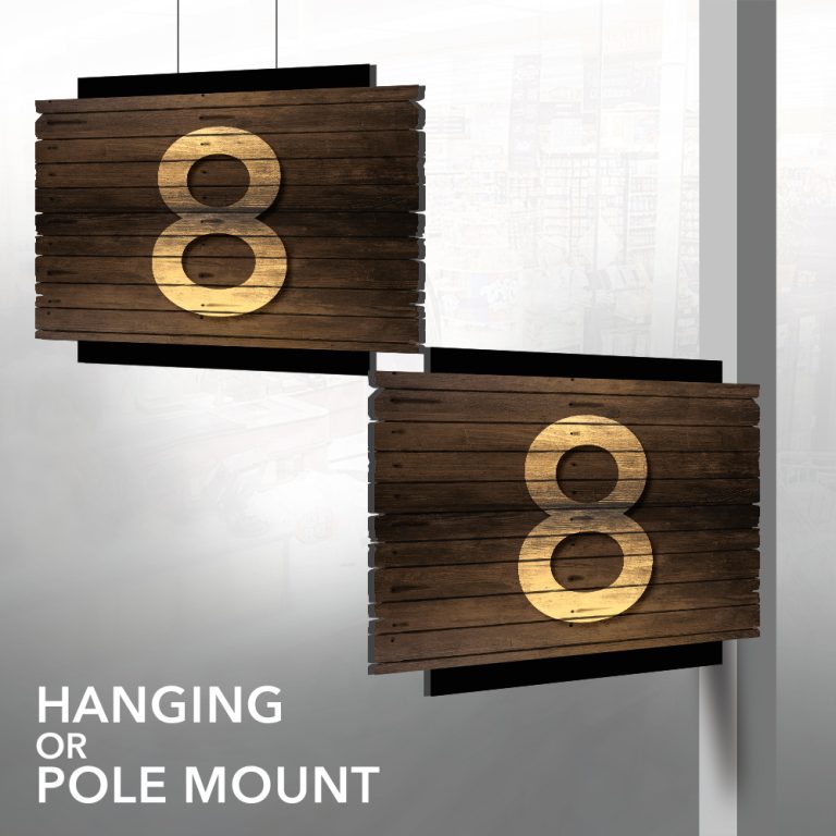 Checkout Stand Number - The Aisle Sign Dude