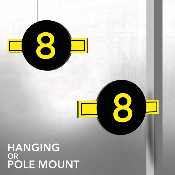 Checkout Stand Number - The Aisle Sign Dude