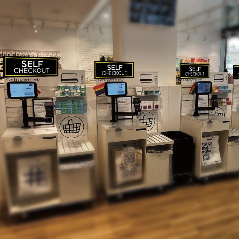 Luminary Lane Checkout Lane Signs