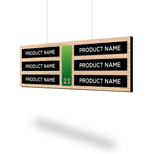 Grocery, Liquor & Retail Aisle Signs, Customized and Changeable