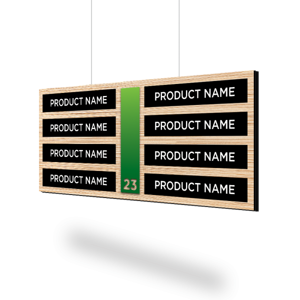 HANGING AISLE SIGNS - The Aisle Sign Dude