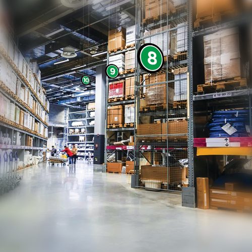 Luminous Archway Warehouse Sign Sharp