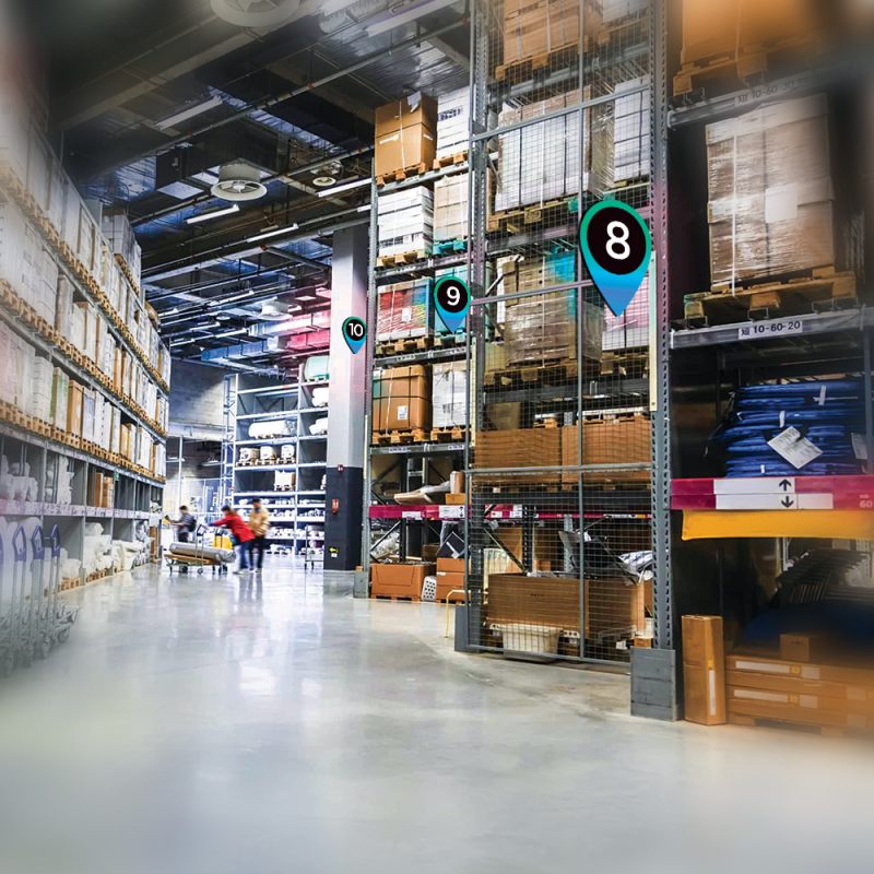 Checkout Number Signs - Warehouse Aisle Signs