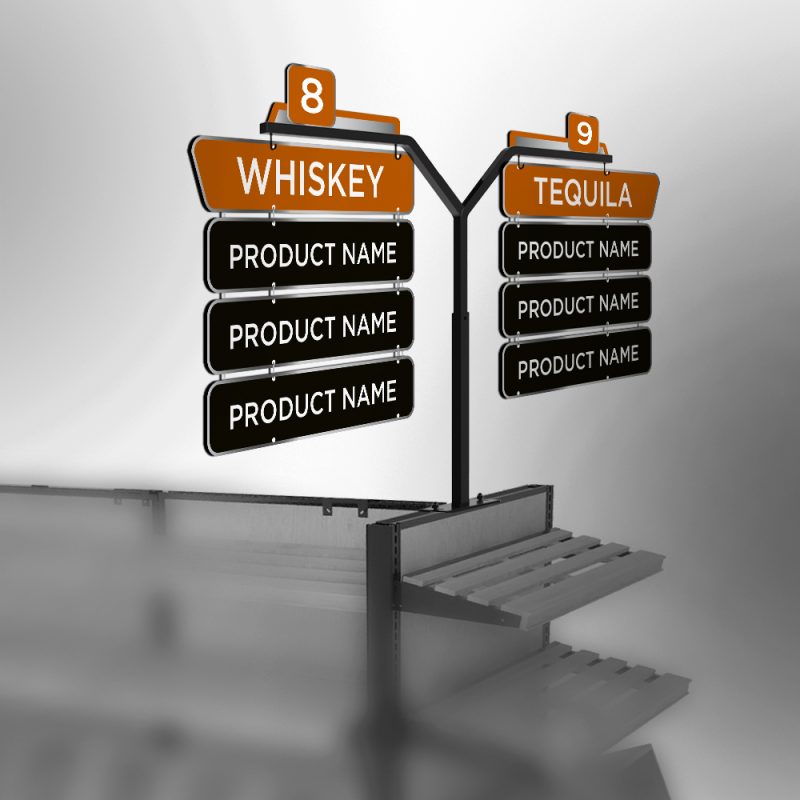 Elixir Elegance Gondola Sign Bold Impact