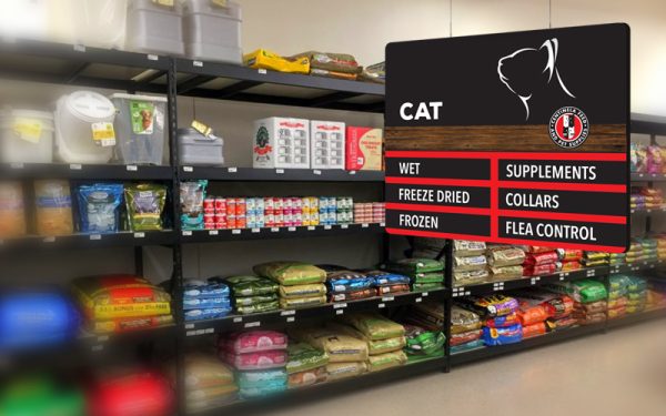 Custom Pet Store Aisle Signs Kerigan Ads