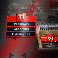 Grocery Store Custom Aisle Signage