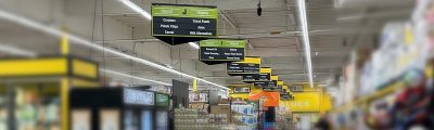 Grocery Store Custom Aisle Signage
