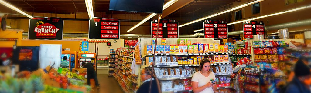 Grocery Store Custom Aisle Signage