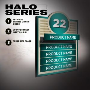 Grocery, Liquor & Retail Aisle Signs, Customized and Changeable