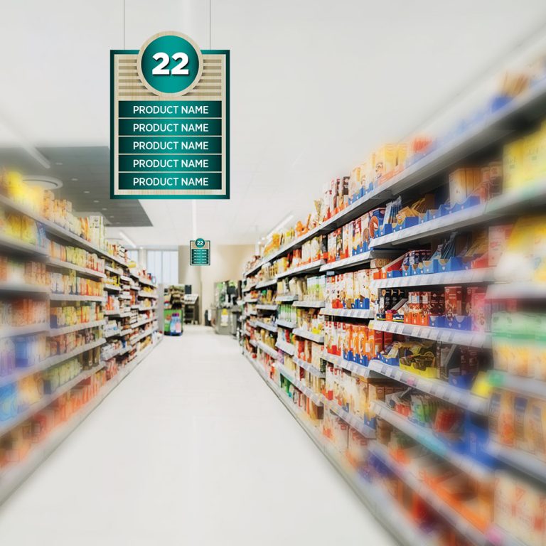 Stratos Redefining the Future of Aisle Signage