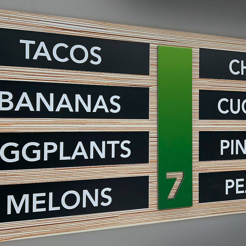 Custom Aisle Signs Gallery Inspiration