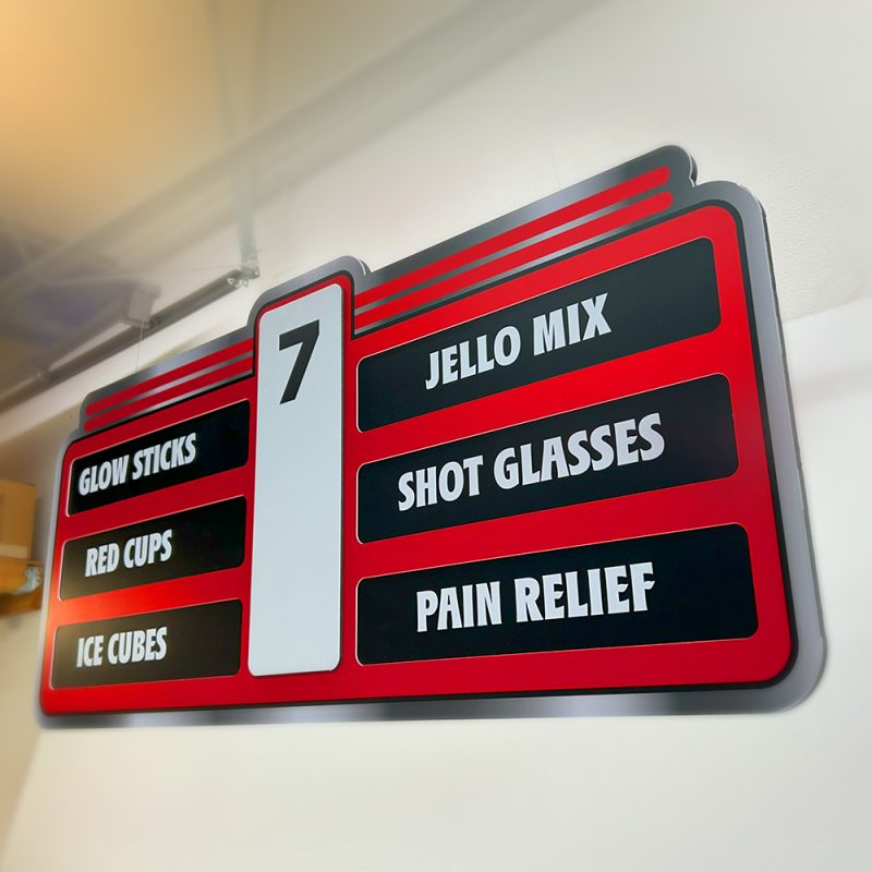 Custom Aisle Signs Gallery Inspiration